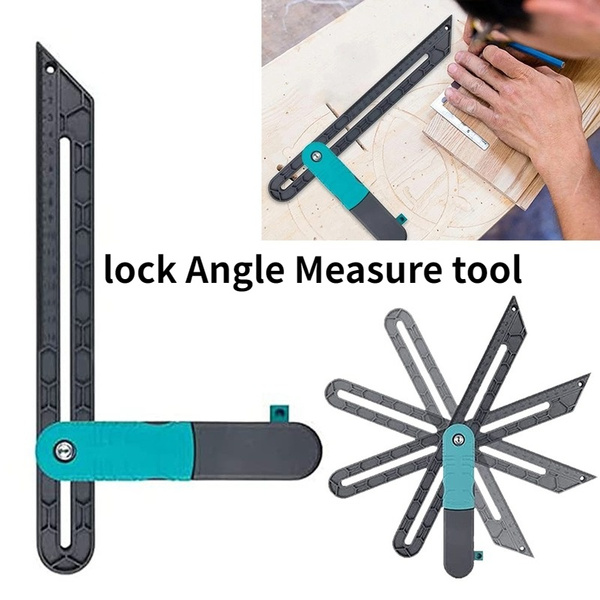 1 Pc Adjustable Angle Ruler with Lock Fast Marking Woodworkers ...