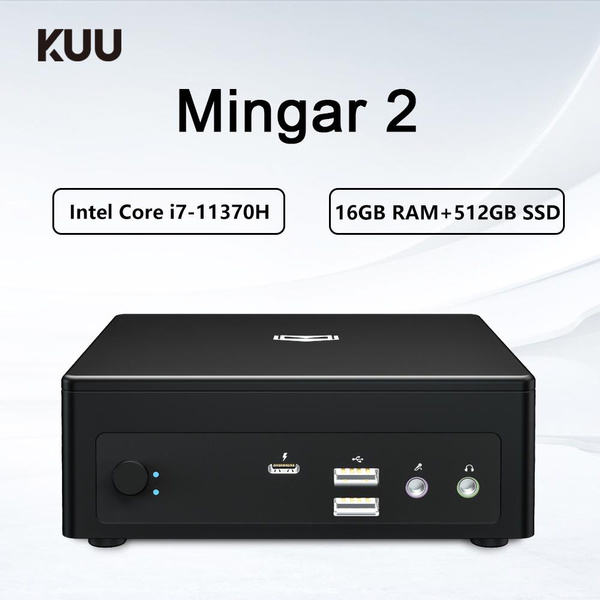 KUU Mingar 2 Mini PC Intel Core i7-11370H Processor Windows 11 16GB RAM ...