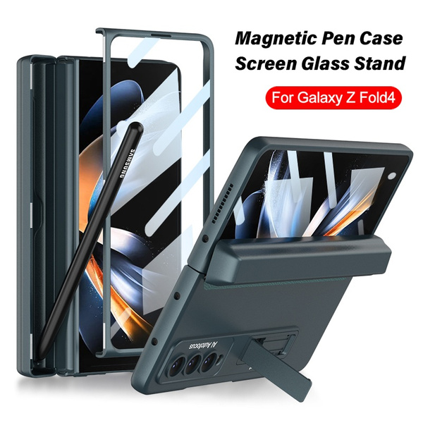 2022 NEW Magnetic Hinge Pen Holder Cover For Samsung Galaxy Z Fold 4 ...