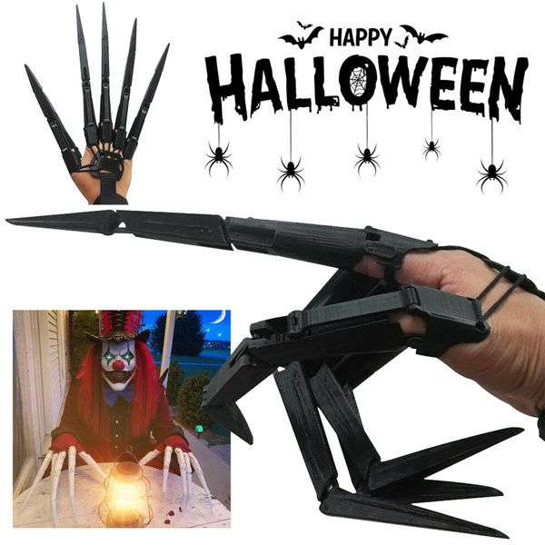Halloween Articulated Fingers 3D Articulated Finger Extensions Cosplay ...