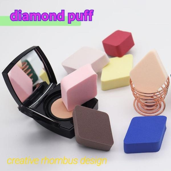 Diamond powder puff 4 pack makeup powder puff air cushion becomes ...