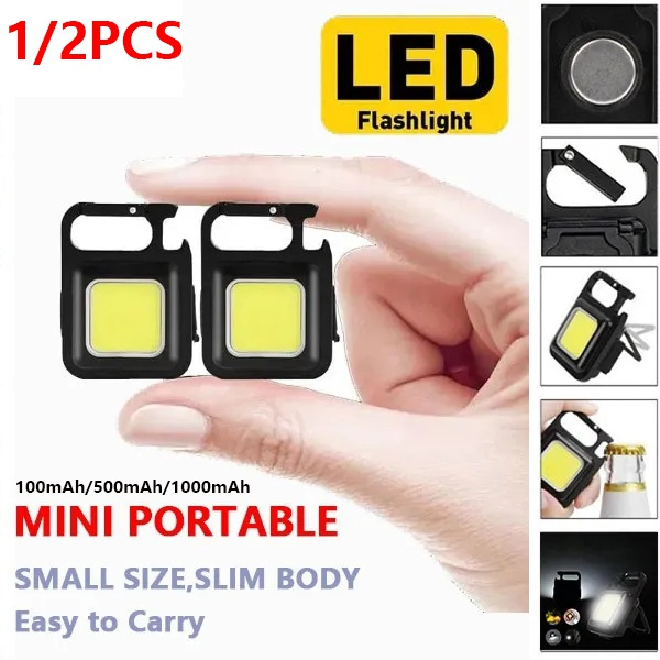 Mini LED Flashlight Work Light 4 Light Modes Portable Pocket Flashlight ...