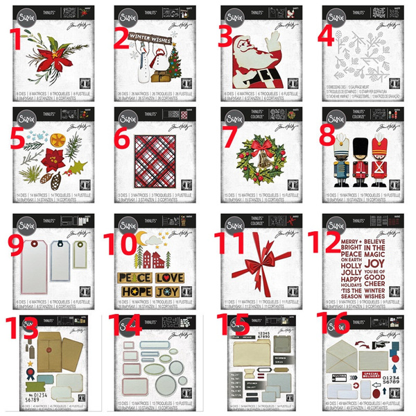 New Christmas Series Metal Cutting Dies New Die Cut Mold Card Scrapbook Paper Craft Knife Mould ...