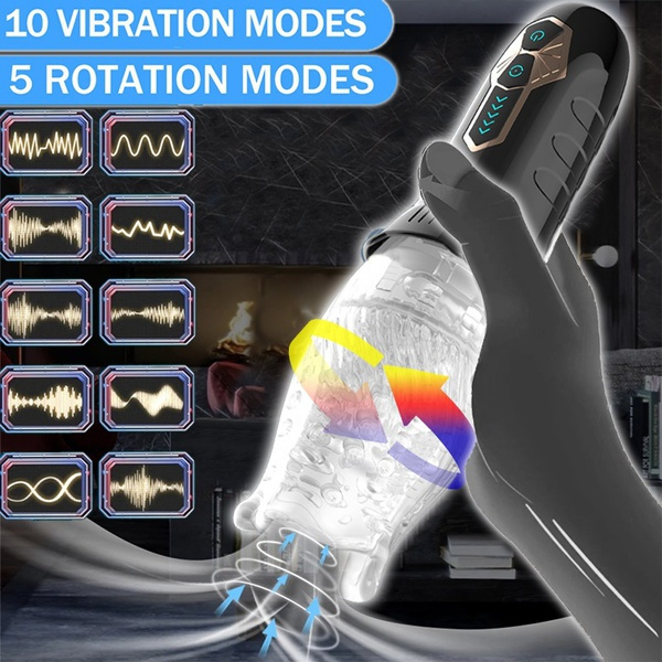 Automatic Rotation Male Sex Machines Masturbator Cup Silicone Vagina ...