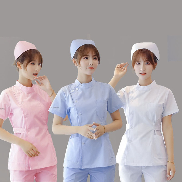 Scrub Suit White Coat Doctor Full Hospital Suit Nurse Uniform Surgical ...