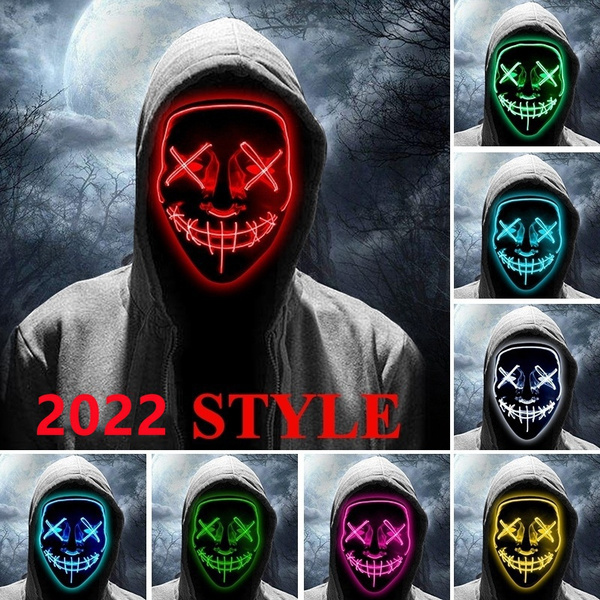 Cosmask Halloween Neon Mask Led Mask Masque Masquerade Party Masks ... Cosmask Halloween Neon Mask Led Mask Masque Masquerade Party Masks ...