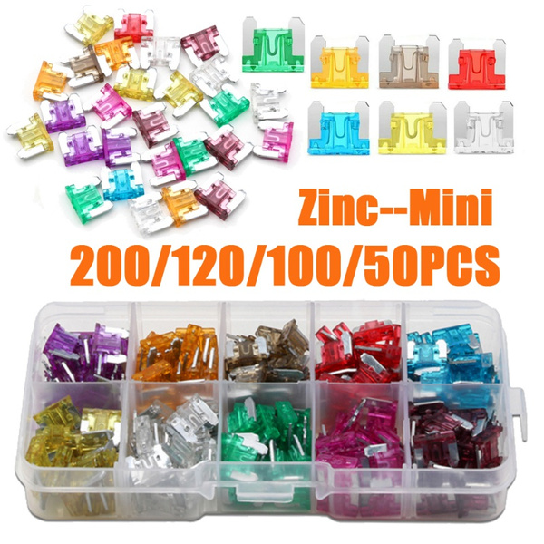 200/120/100/50PCS Automobile Car Security Fuse Blade Standard Auto Car ...
