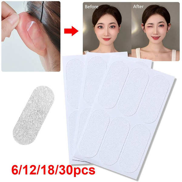 Clear Elf Ear Stickers Stand Ear Stereotypes V-Face Stickers Separate ...