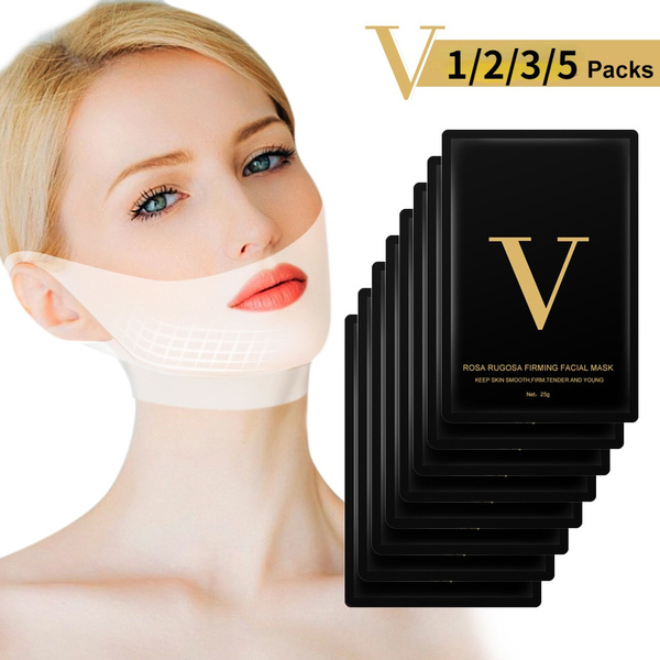 1/2/3/5Pcs V-shape Lifting Face Mask Ear Hanging Chin Cheek Lift Facial ...