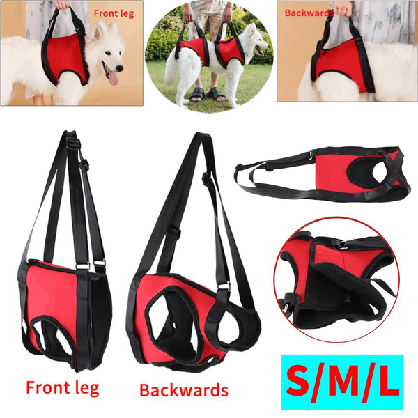 Dog Lift Harness, Support & Recovery Sling, 2-Types Pet Rehabilitation Lifts Vest Breathable ...