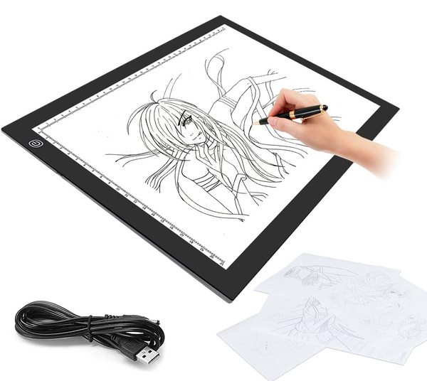 Light Pad Copy Board, Drawing Light Pad A4 Ultra Thin Adjustable ...