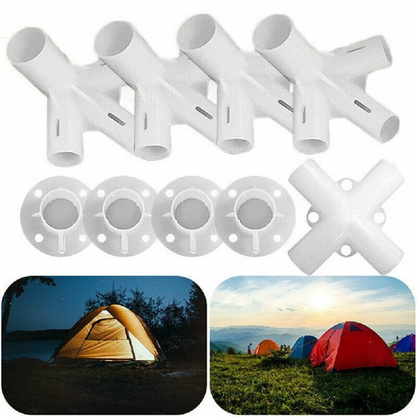9Pcs/Set PVC Straight Elbow Cross Connector Joint 60 90 120 135 Degree ...