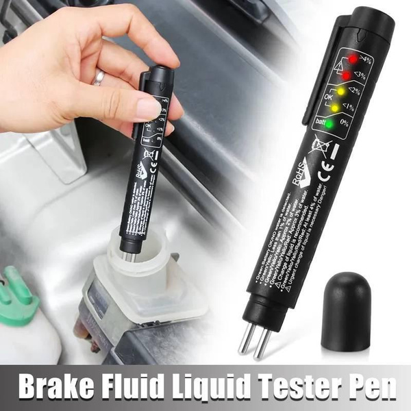 Brake Fluid Liquid Tester Pen Auto Brake Diagnostic Testing Tool with 5 ...