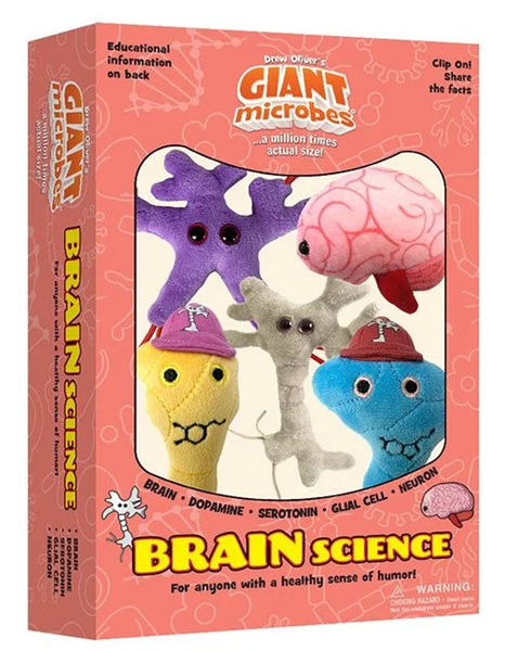 Giant Microbes Plush - Brain science | Wish