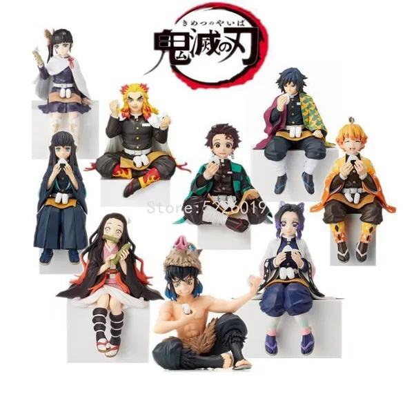 9 Styles Demon Slayer Premium Chokonose Kimetsu no Yaiba Anime Figure ...