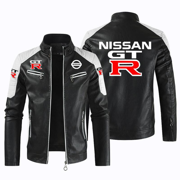 Leather Nissan GTR Racing Jacket Autumn Winter Coat | Wish
