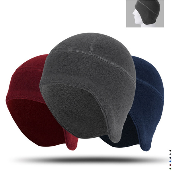Warm Fleece Earflap Hat Ear Protection Bomber Hats Men Women Winter ...