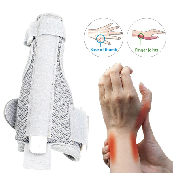 1PC Medical Wrist Thumb Hand Support Protector Steel Splint Stabiliser ...
