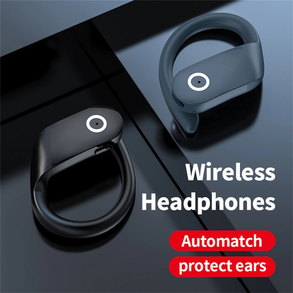 Wireless Bluetooth Headset Bone Conduction Earphone Not In-ear Earphone Sports Waterproof Stereo ...