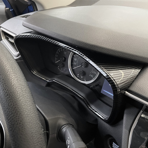 Car Modified Dashboard Instrument Bezel Garnish For 2021 2022 Toyota ...