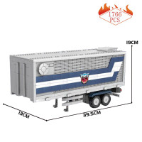 1766 PCS High Tech Transformation Combined Carriage Rorbot Truck Armory ...