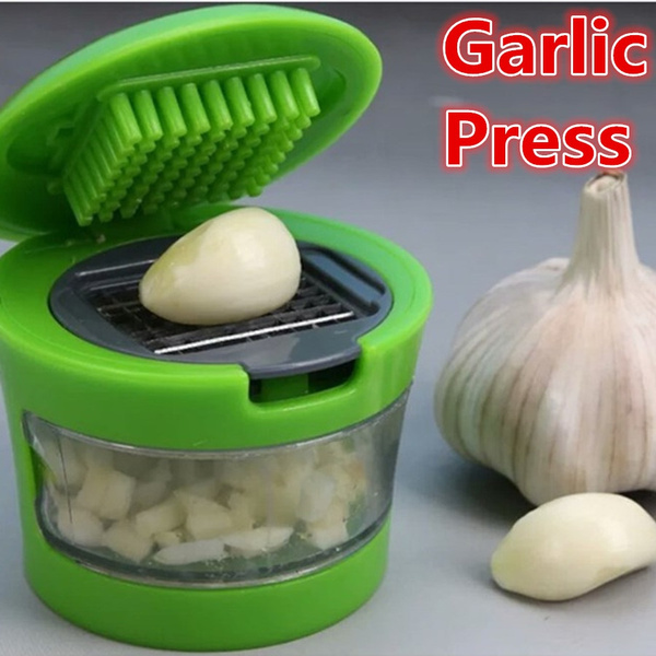 Utility model kitchen tool garlic press BBQ garlic paste round sliced ...