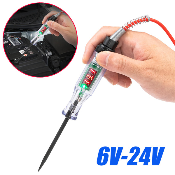 Digital Electric Circuit Tester 6V-24V Light Test LCD Car Boat RV ...