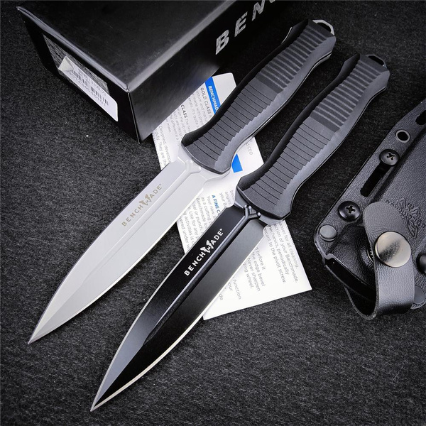 2022 Benchmade 133 Fixed Blade Dagger Knife D2 Double-edged Sharp Blade ...