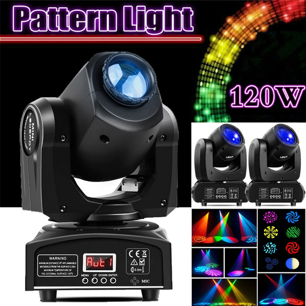 New 120W Steel Gun High Brightness Powerful Beam Effect Pattern Light ...