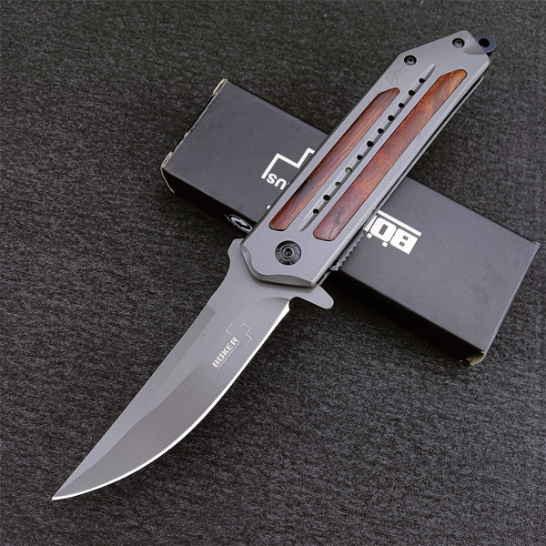 2022 NEW Boker Tactical Spring Assisted Quick Opening Folding Knife 420 ...