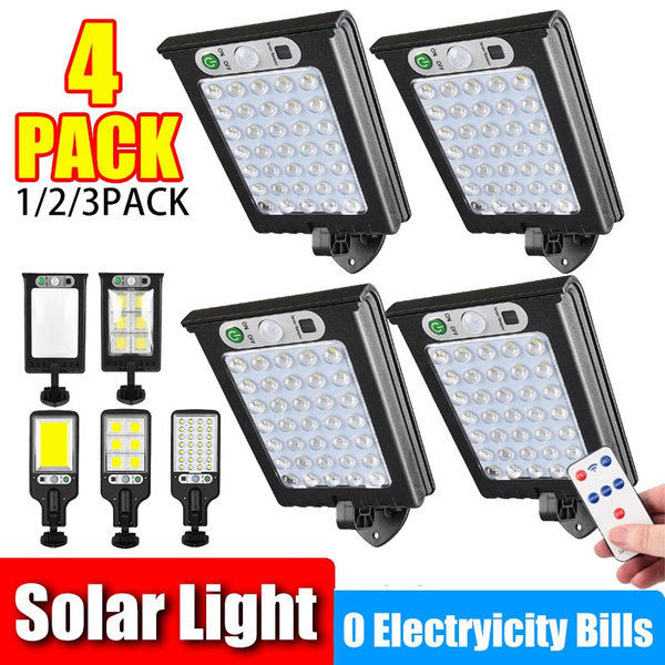 Solar Street Lights Wireless Solar Security Outdoor Wall Lamp Motion ...