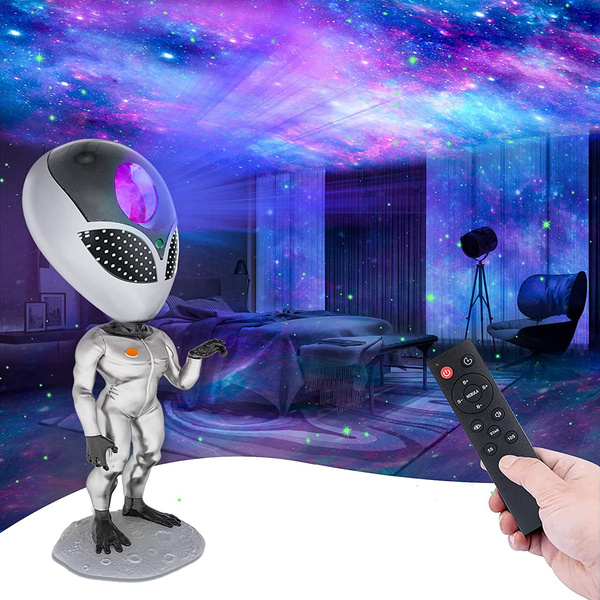 Aliens Starry Nebula Ceiling LED Lamp with Timer and Remote,Galaxy ...