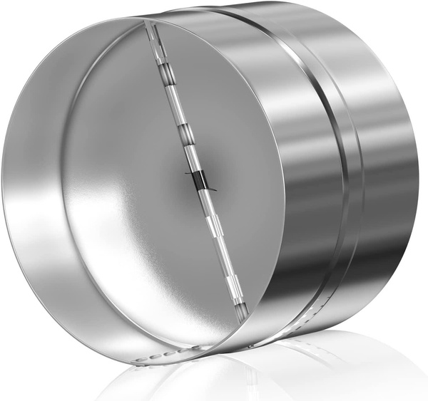 Hon&Guan 4/6/8/10 inch Backdraft Damper, One-Way Airflow Ducting Insert ...