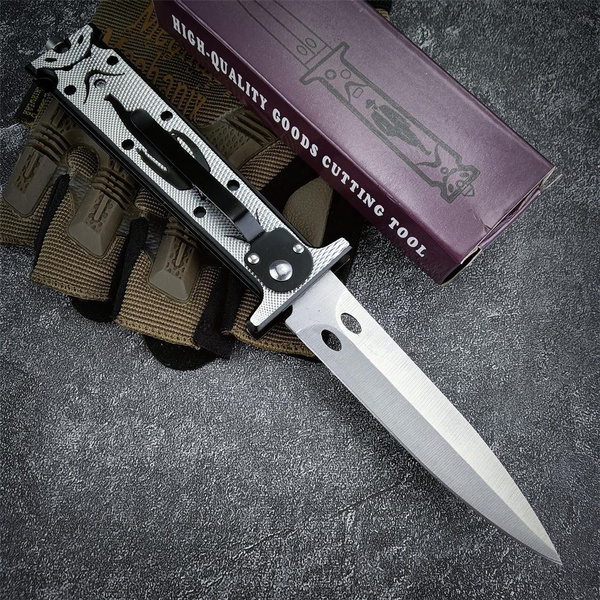 2022 New Spring Assisted Opening Spring Knife Tactical Folding Knife ...