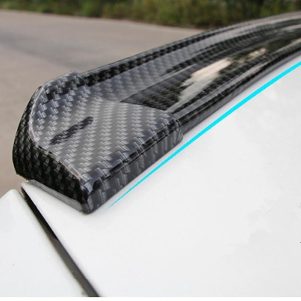 Easy Install Carbon Fiber Universal Ducktail Rear Spoiler Universal Car ...