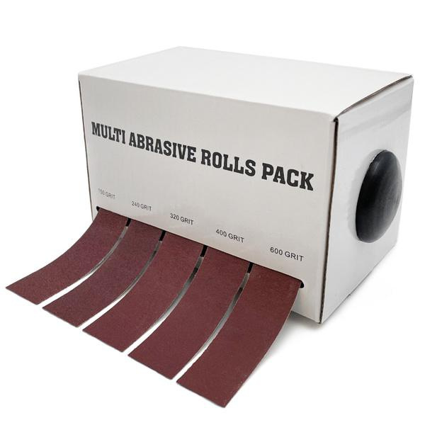 4 Roll / 5 Roll Grits Sandpaper Dry Grinding 6M Emery Sanding Belt ...