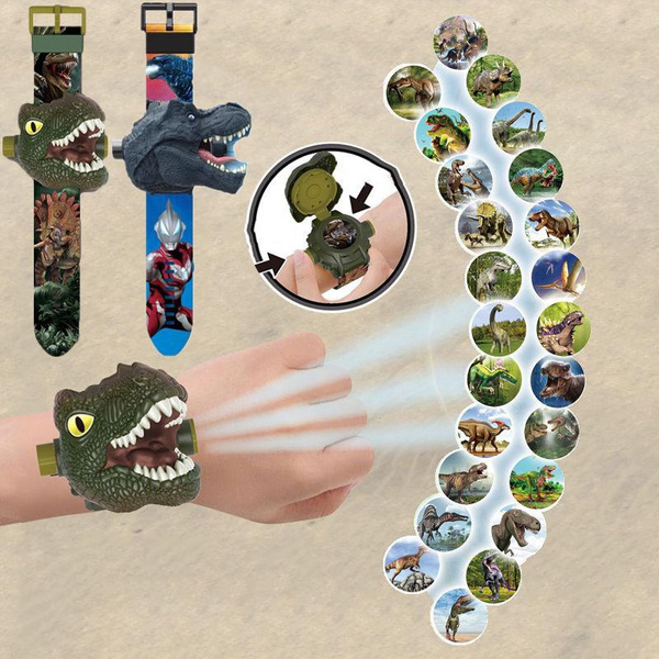 Kids Dinossauro Projection Watch Cartoon Dinosaur Pattern Digital ...