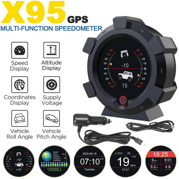 Automotive Angle GPS Slope Meter Car Inclinometer Level Tilt Gauge with ... Automotive Angle GPS Slope Meter Car Inclinometer Level Tilt Gauge with ...