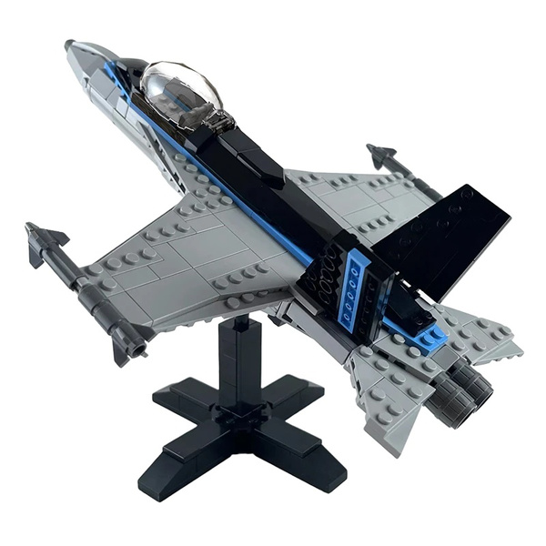 MOC F-18 Airplane Super Hornet from Top Gun Building Blocks Set ...