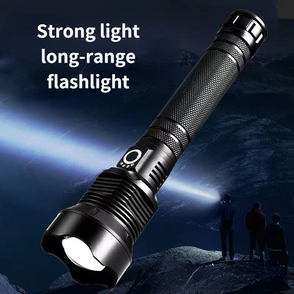 Flashlight Strong Light P70 Rechargeable Household Durable Special ...