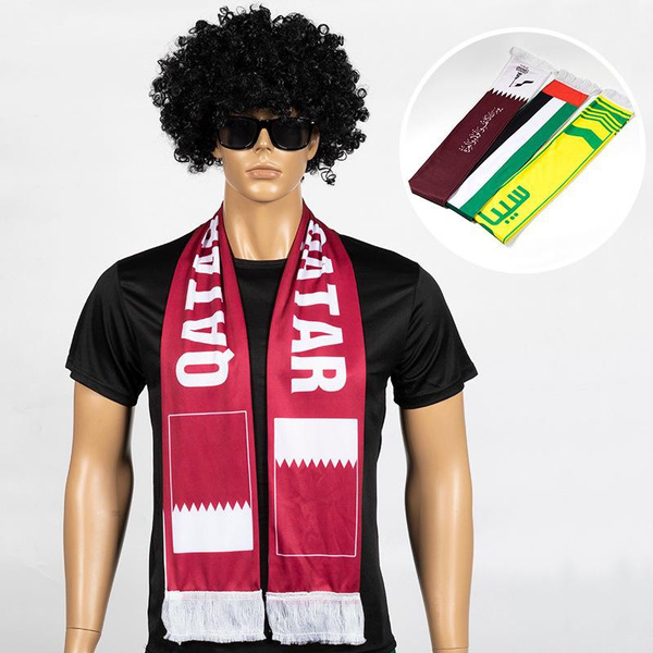 2022 Qatar World Cup fan supplies scarves campaign scarves Brazil ...