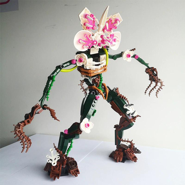 Buildmoc Stranger Things Demogorgon Orchid Monster MOC Set Building ...