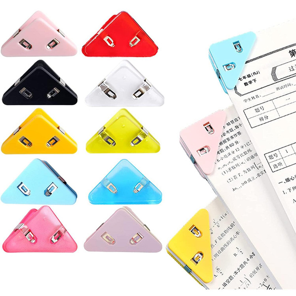 10pcs Triangle Corner Data Clip,Corner Paper Clamp Multi-Functional ...