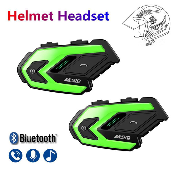 Motorcycle Bluetooth Walkie-talkie Motorcycle BT Helmet Headset ...