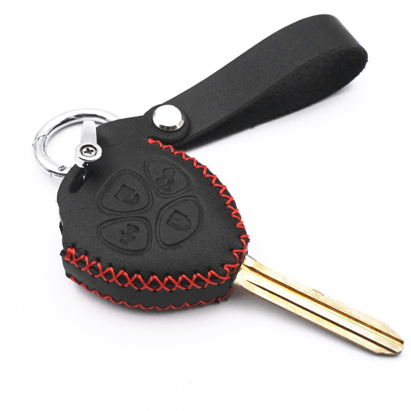 WFMJ Black Leather for Toyota Matrix Camry Land Cruiser Avalon Corolla ...