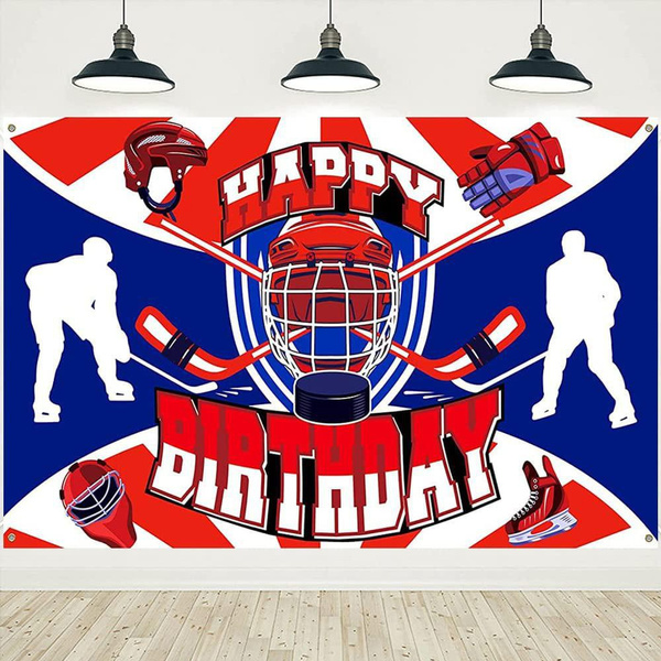 Sports Theme Birthday Party Decorations Banner Curling Sports Birthday ...