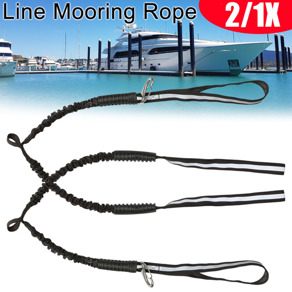 Upgarded Boat Bungee Dock Line With Reflective Strip,Elastic Stretching ...
