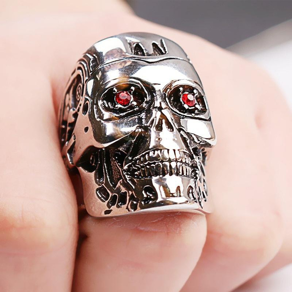 Genesis Terminator Metal Skull Ring | Wish