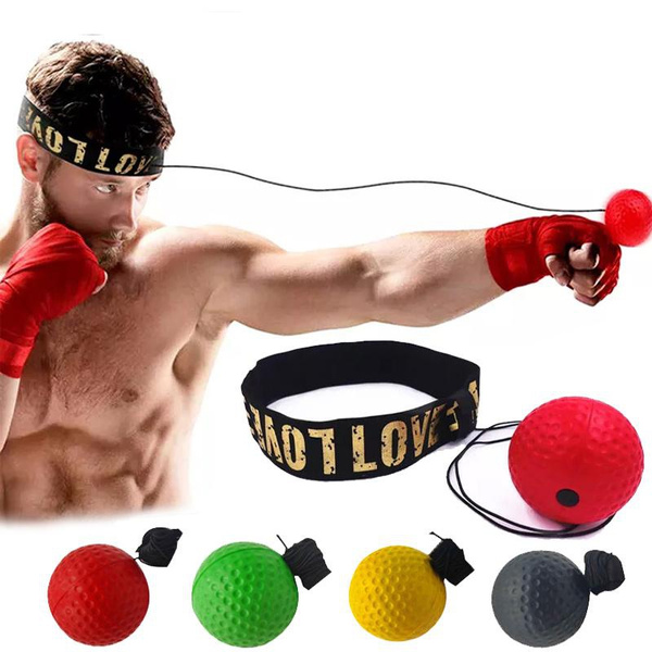 Boxing Reflex Speed Training Ball Sanda Increase Reaction Hand Eye Gym ...