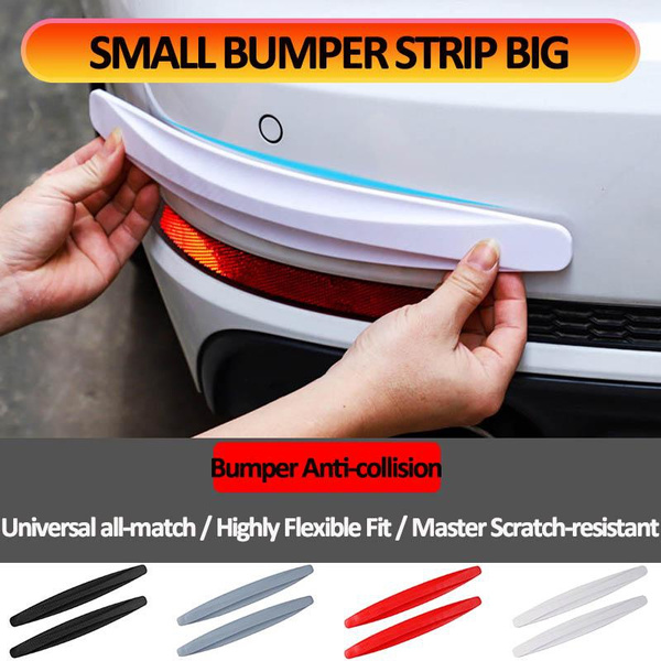 Car Bumper Protector Strip 2pcs Guard Corner Protection Strips Scratch ...